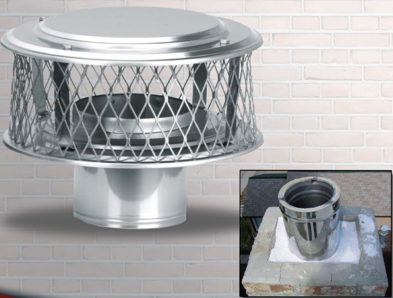 Round Chimney Cap (Solid Pack) - Dr Sweep