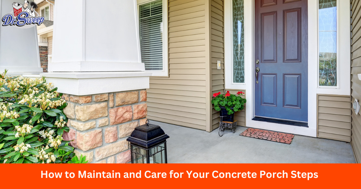 How to Maintain and Care for Your Concrete Porch Steps