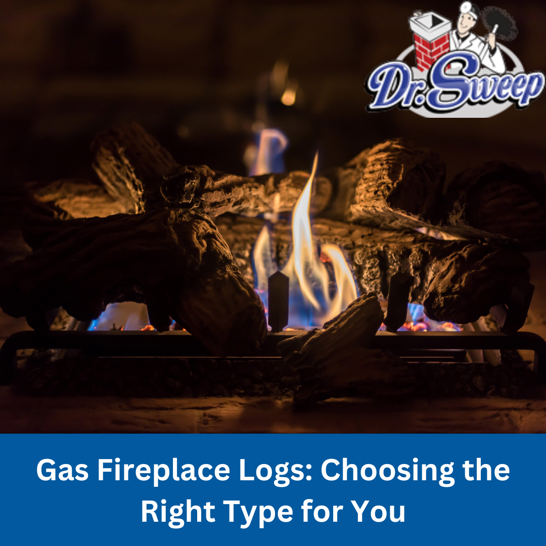 Gas Fireplace Logs: Choosing the Right Type for You - Dr Sweep