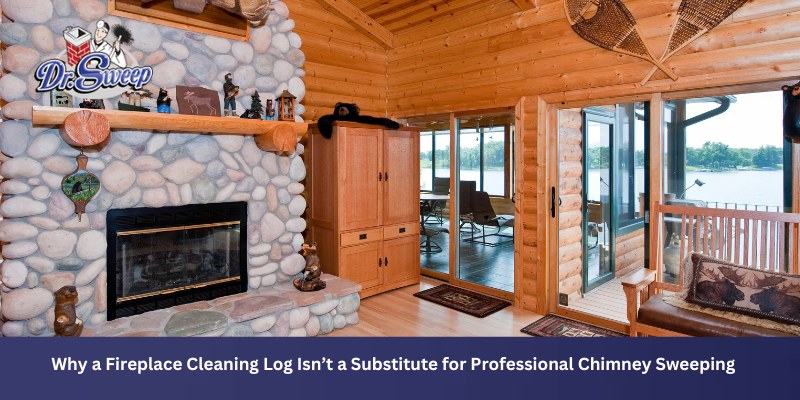 Fireplace Cleaning Log Isn’t a Substitute for Chimney Sweeping
